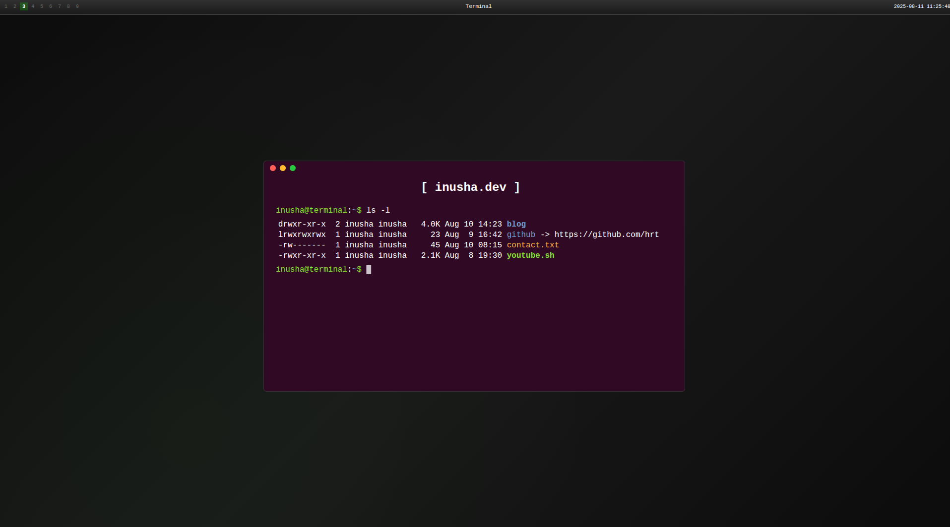 Inusha Hapuarachchi - Programming Experiments